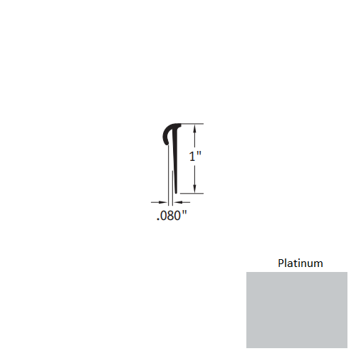 Tarkett Johnsonite 21 Platinum PVC Self Stick Cove Cap | Lowest Price ...