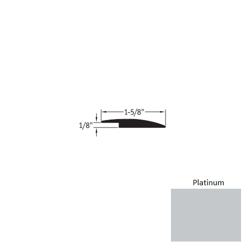 Tarkett Johnsonite 21 Platinum PVC Reducer | Lowest Price — Stone ...