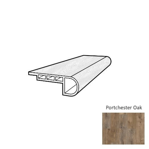 COREtec Pro Plus Enhanced 02003 Portchester Oak Vinyl Flush Stairnose ...