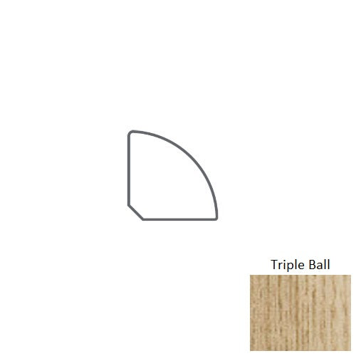 Shaw Three Rivers 20 00173 Triple Ball ScufResist Quarter Round — Stone ...