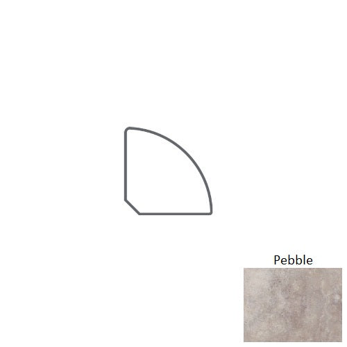 Shaw Paragon Tile Plus 01009 Pebble ScufResist Quarter Round — Stone ...