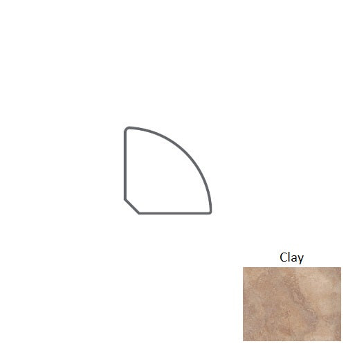 Shaw Paragon Tile Plus 07052 Clay ScufResist Quarter Round — Stone ...
