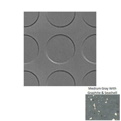 Flexco SpexTones Medium Gray With Graphite & Seashell Tile — Stone ...