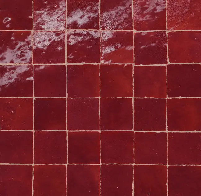 Bedrosians Zagora ROU Rouge Glossy Ceramic Mosaic | Lowest Price ...