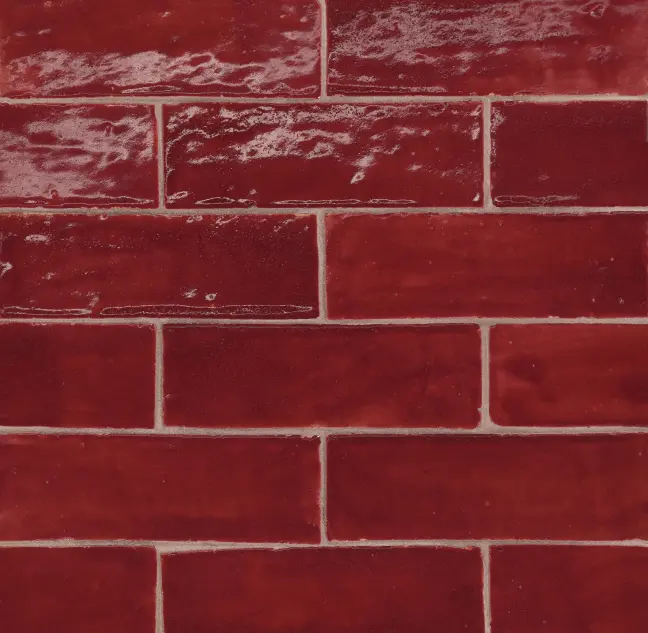 Bedrosians Zagora ROU Rouge Glossy Ceramic Tile | Lowest Price — Stone ...