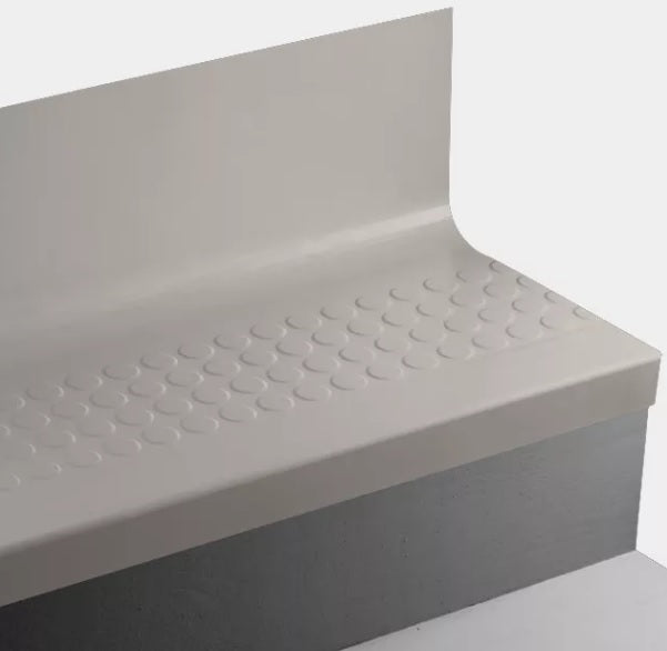 Tarkett Johnsonite Cement Angle Fit Stair Tread with Riser — Stone ...