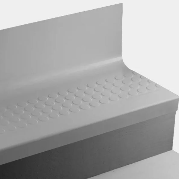 Tarkett Johnsonite Colonial Grey Angle Fit Stair Tread with Riser ...