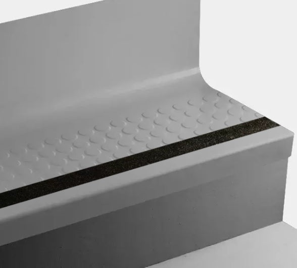 Tarkett Johnsonite Iron Mountain Angle Fit Stair Tread with Riser ...