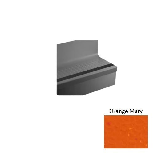 Tarkett Johnsonite Orange Mary Angle Fit Speckled Stair Tread with ...
