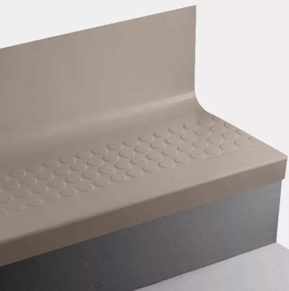 Tarkett Johnsonite Sandalwood Angle Fit Stair Tread with Riser — Stone ...