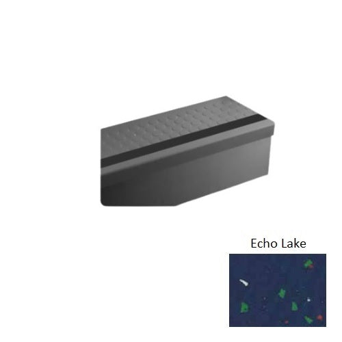 Tarkett Johnsonite Echo Lake Angle Fit Speckled Stair Tread without ...
