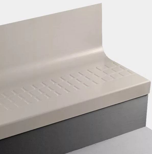 Tarkett Johnsonite Antique White Angle Fit Stair Tread with Riser ...