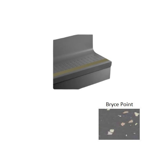 Tarkett Johnsonite Bryce Point Angle Fit Speckled Stair Tread with ...