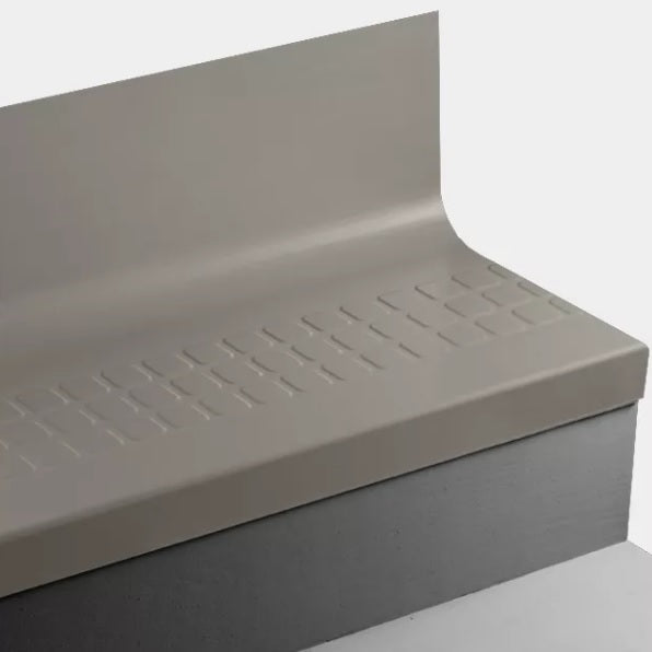 Tarkett Johnsonite Grizzly Angle Fit Stair Tread with Riser — Stone ...