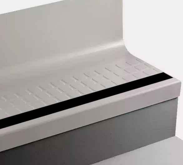 Tarkett Johnsonite Mist Angle Fit Stair Tread with Riser — Stone & Tile ...