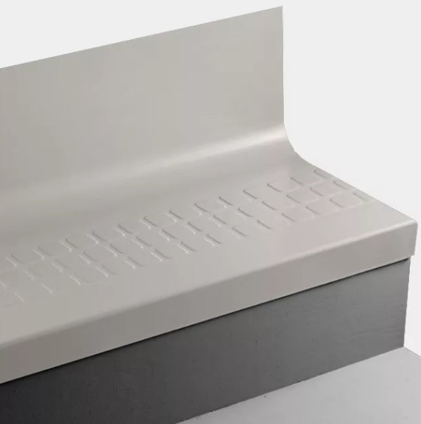 Tarkett Johnsonite Mist Angle Fit Stair Tread with Riser — Stone & Tile ...