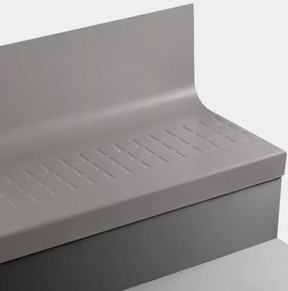 Tarkett Johnsonite Pebble Angle Fit Stair Tread with Riser — Stone ...