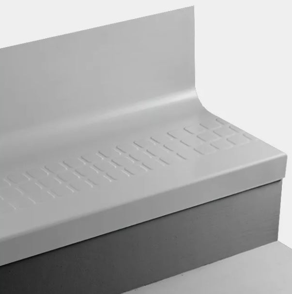 Tarkett Johnsonite White Slipper Angle Fit Stair Tread with Riser ...