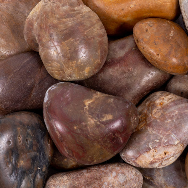 Red Large Polished Marble Loose Pebble | Lowest Price — Stone & Tile ...