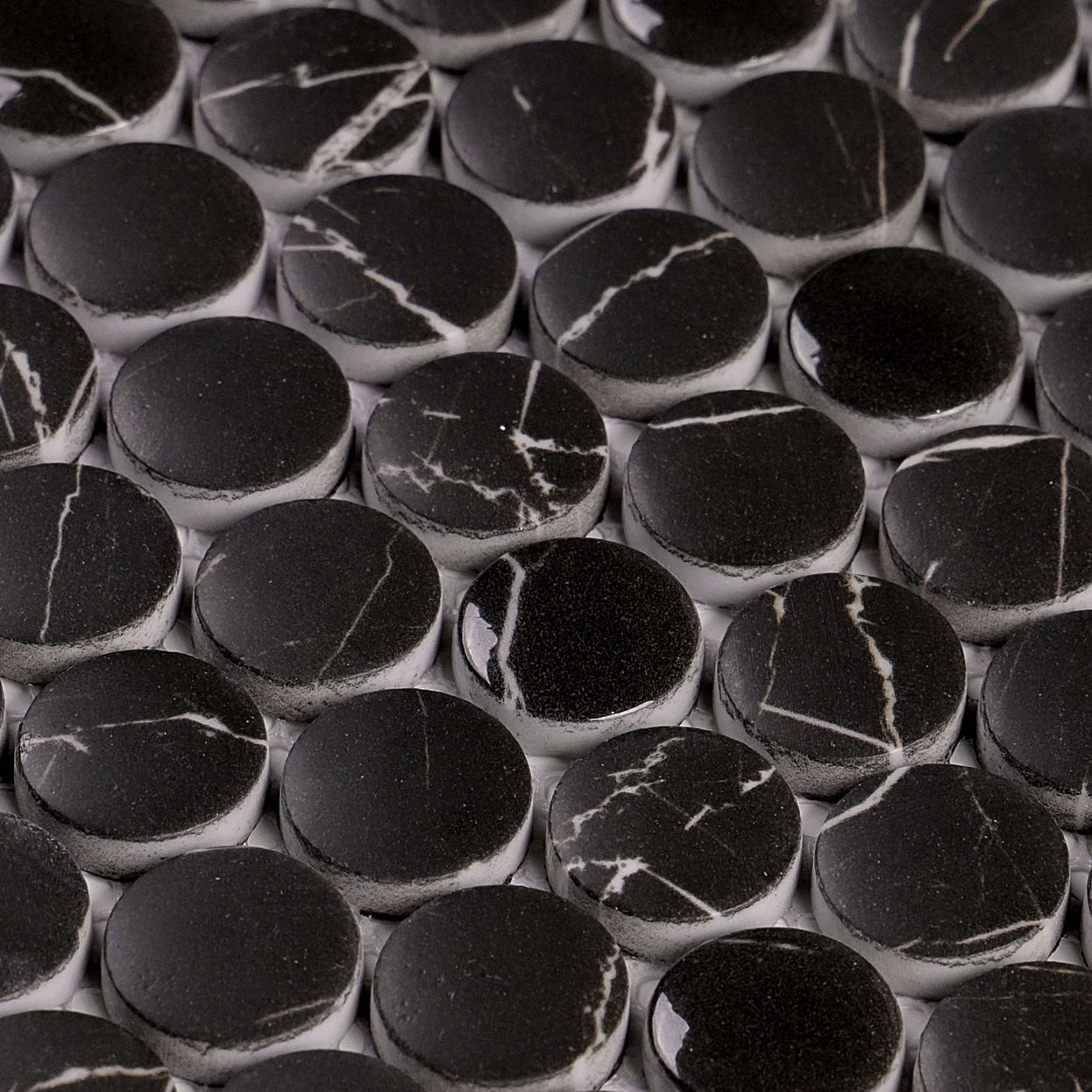 Style Access Simple Stone Nero Glass Mosaic l Lowest Price — Stone ...