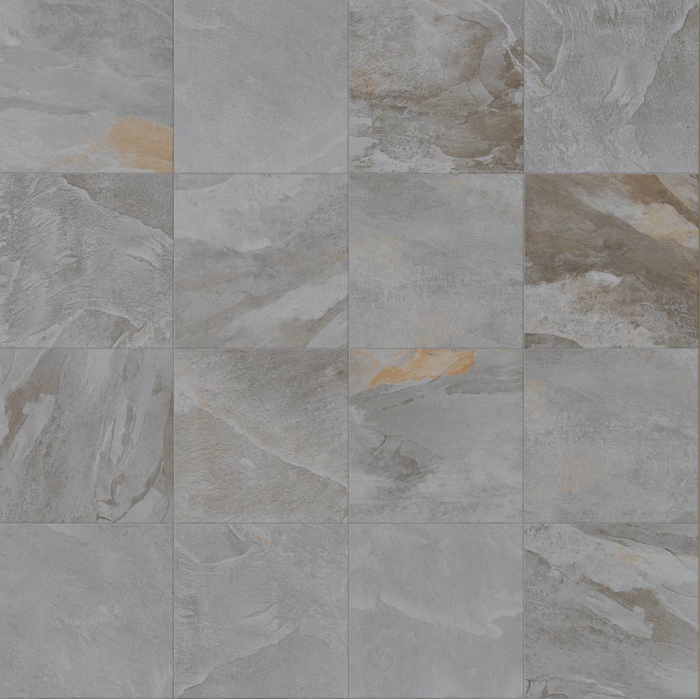 Full Paver Sample - Silver Mix Porcelain Paver - 24" x 24" x 2 CM Roug ...