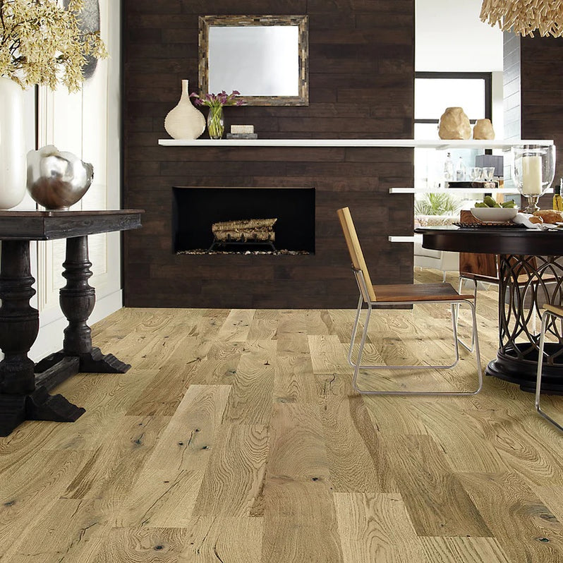 Shaw Stunning Oak 02034 Crema Brushed Engineered Hardwood — Stone ...