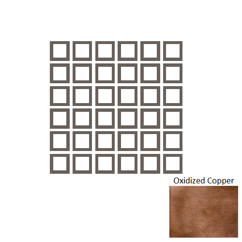Daltile Metallica SS51 Oxidized Copper Satin Metal Mosaic — Stone ...
