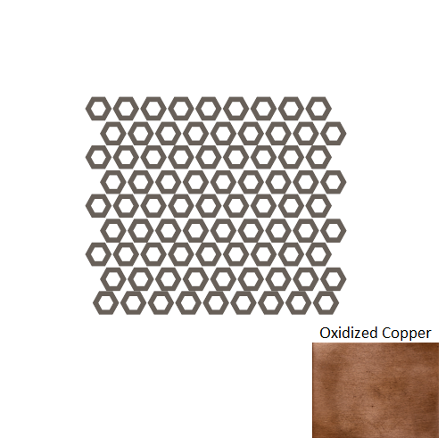 Daltile Metallica SS51 Oxidized Copper Satin Metal Mosaic — Stone ...