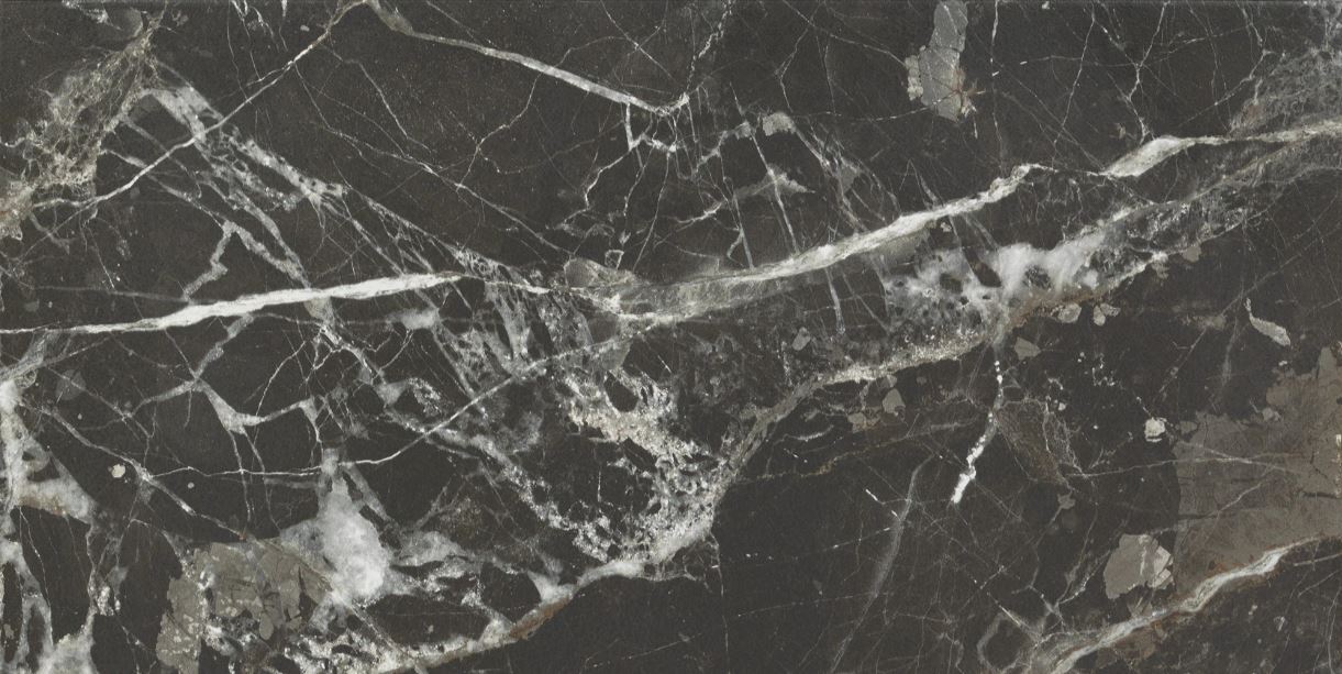 Marazzi Savoir SV14 Noir Polished Porcelain Tile | Lowest Price — Stone ...