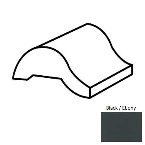Daltile Keystones Unglazed D311 Black / Ebony Swimming Pool Nosing ...