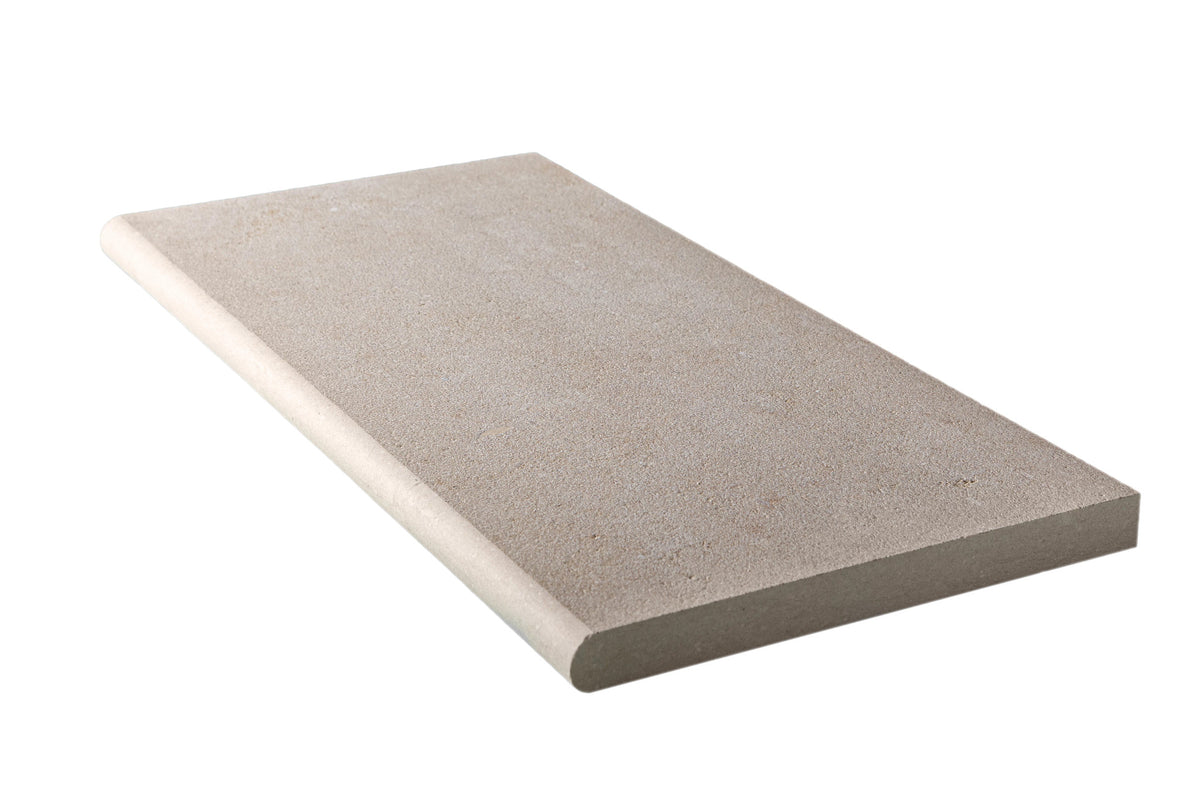 Arizona Tile Salem Grey Sandblasted & Brushed Limestone Pool Coping ...