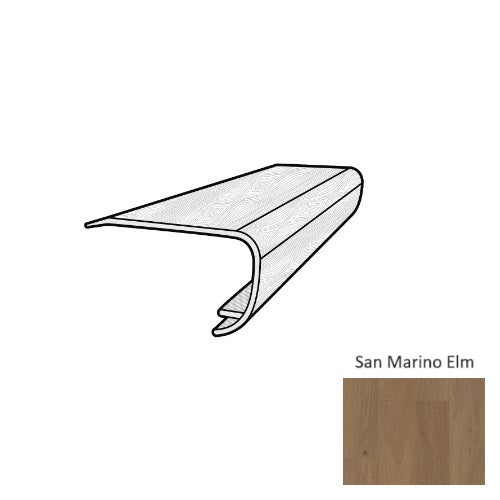 COREtec Pro Plus XL Enhanced San Marino Elm Vinyl Overlap Stairnose ...