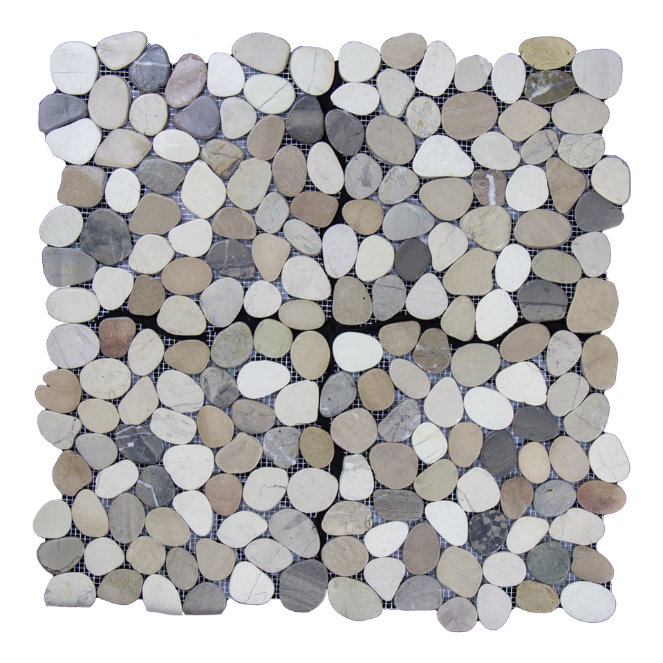 Sand Marble Pebble - 12" x 12" Flat Matte | Stone & Tile Shoppe