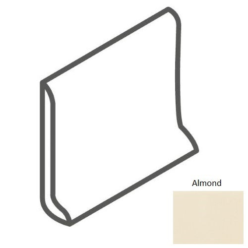 Daltile Color Wheel Classic 0135 Almond Sanitary Cove Base Slim Foot ...