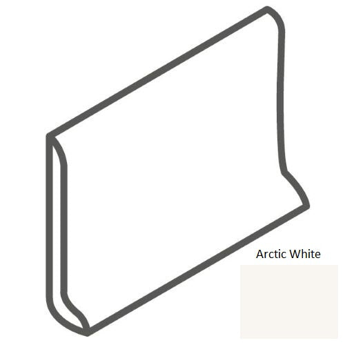 Daltile Color Wheel Classic 0190 Arctic White Sanitary Cove Base ...