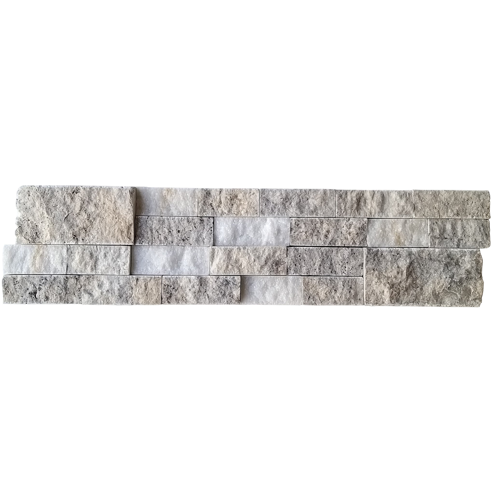 Arizona Tile Silver / Secil 3D Stack Split Face Travertine Ledgestone ...