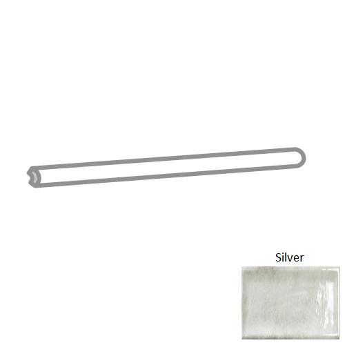 Emser Raku Silver Glossy Ceramic Jolly | Lowest Price — Stone & Tile ...