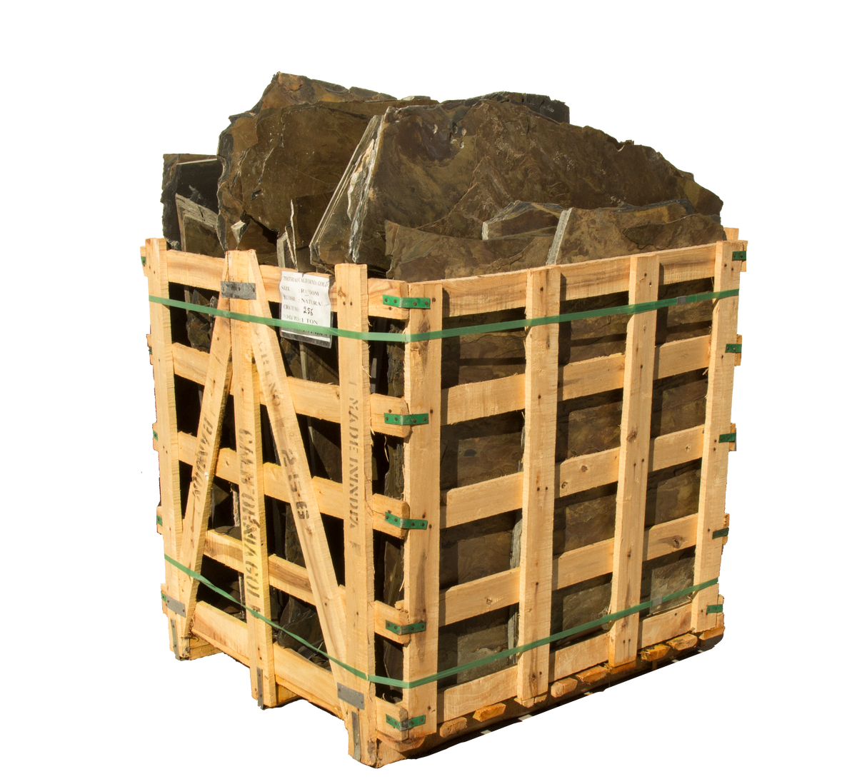 California Gold Natural Cleft Face & Back Slate Flagstone — Stone ...