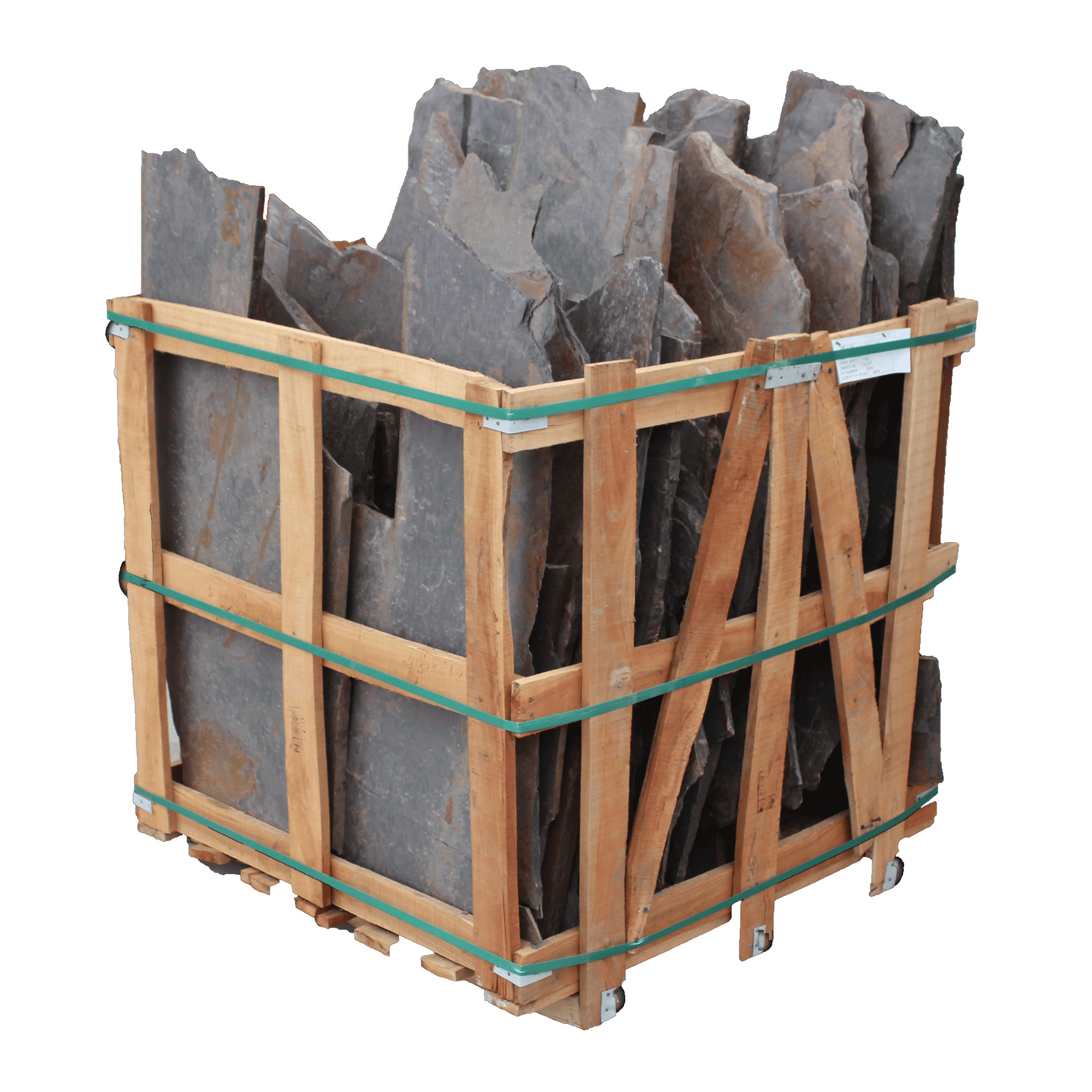 Multi-Color Classic Slate Flagstone - Natural Cleft Face & Back — Stone ...