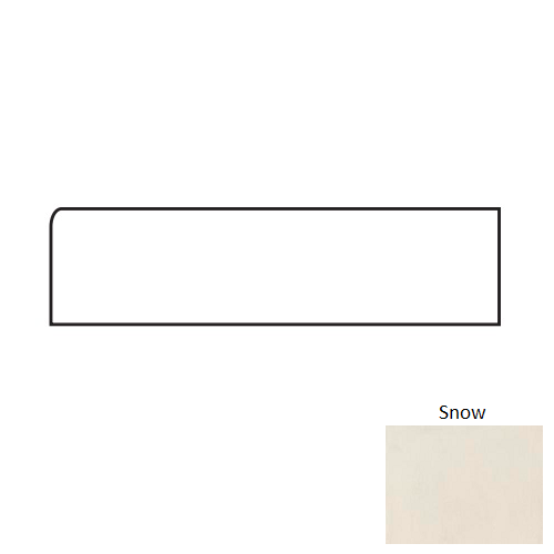 Tesoro Powder Snow Matte Porcelain Bullnose | Lowest Price — Stone ...