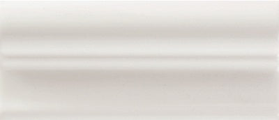 Roca Decorative Accents Snow White Listello Glossy Ceramic Bullnose ...