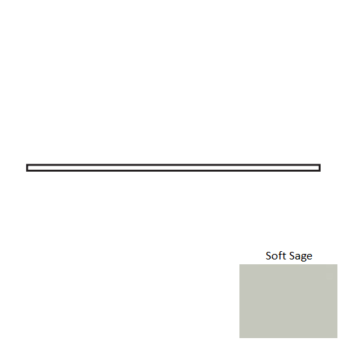 Tesoro Soho Soft Sage Glossy & Matte Ceramic Quarter Round — Stone ...