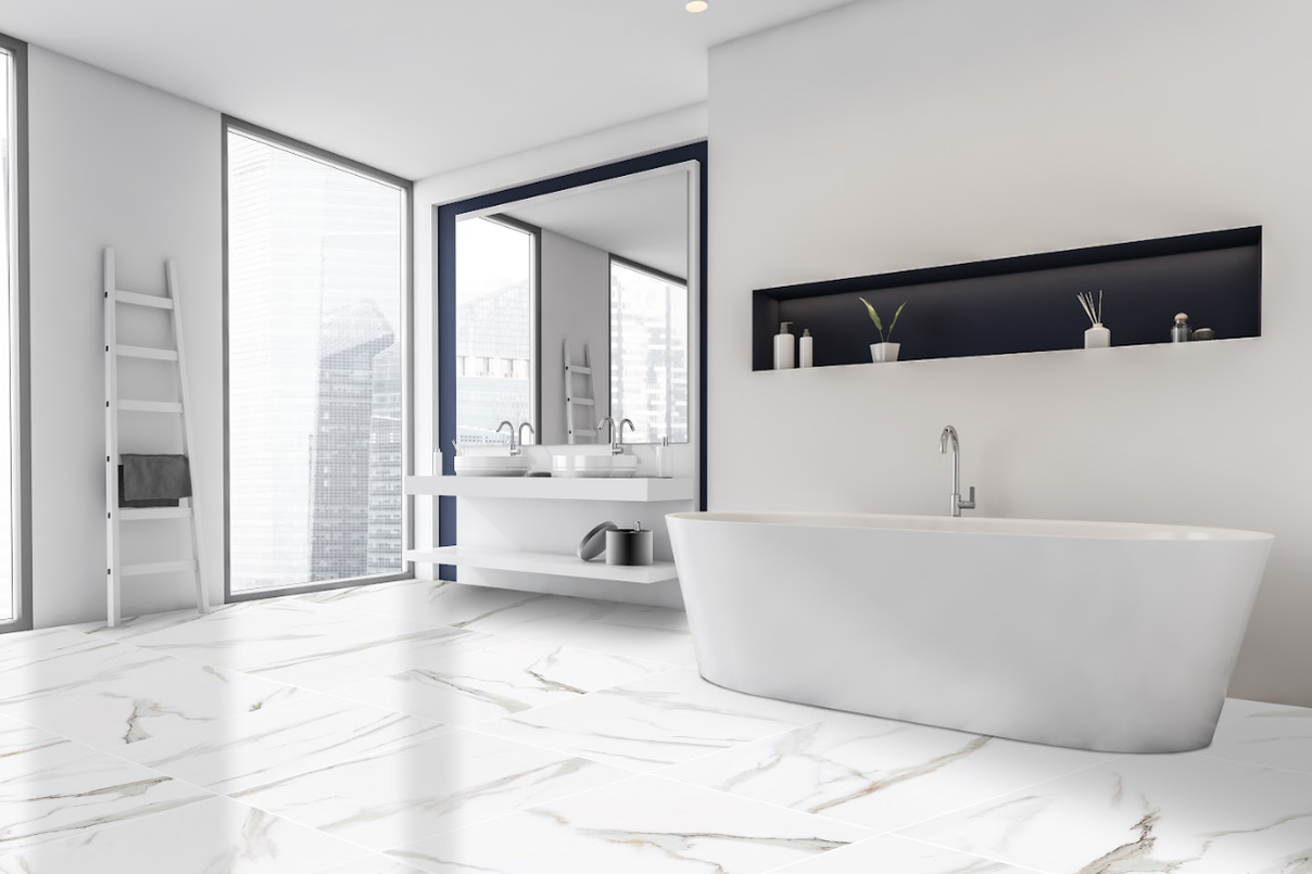 Tesoro Vintage Statuario Matte Porcelain Tile | Lowest Price — Stone ...