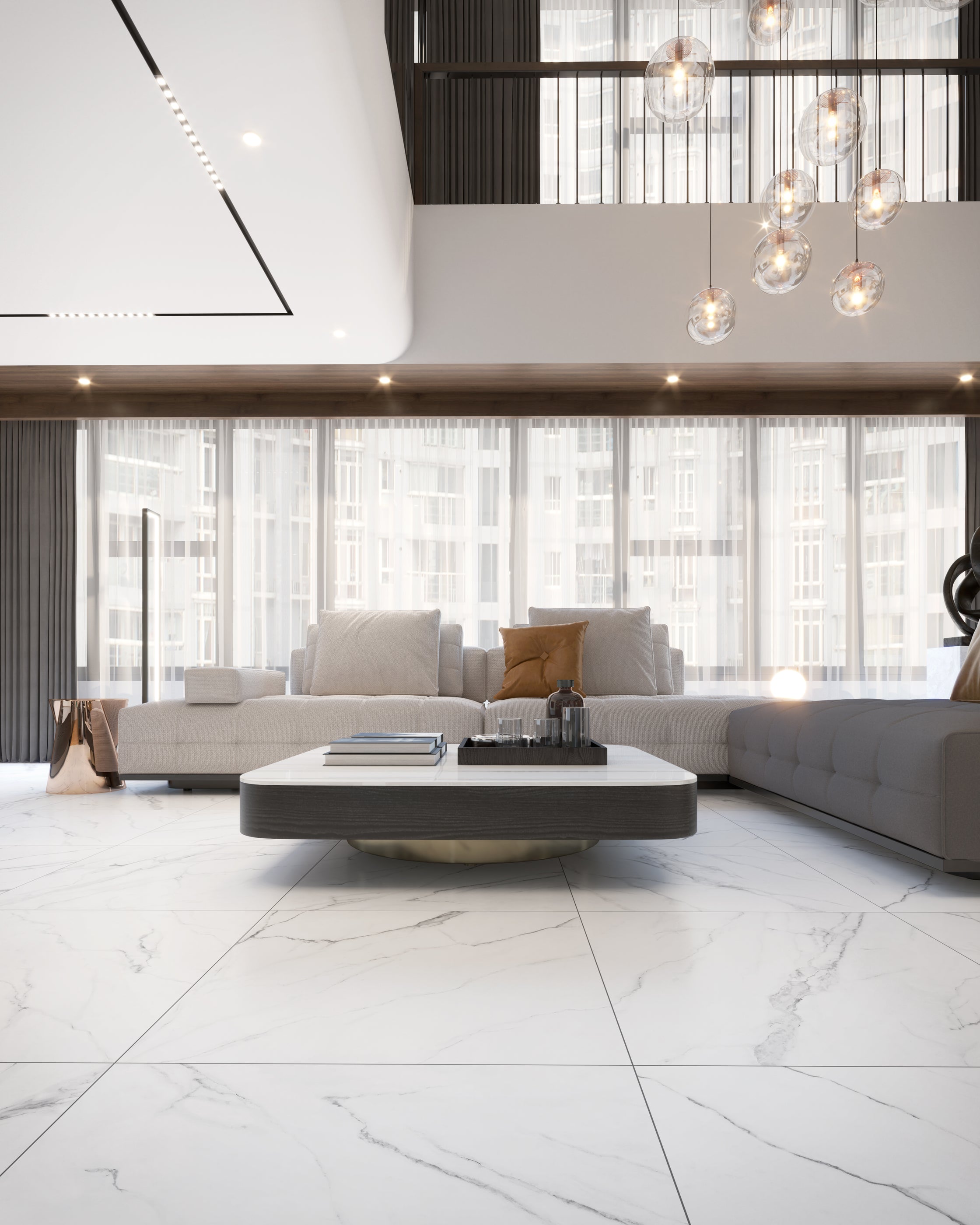 Tesoro Olimpo Statuario Matte Porcelain Tile | Lowest Price — Stone ...