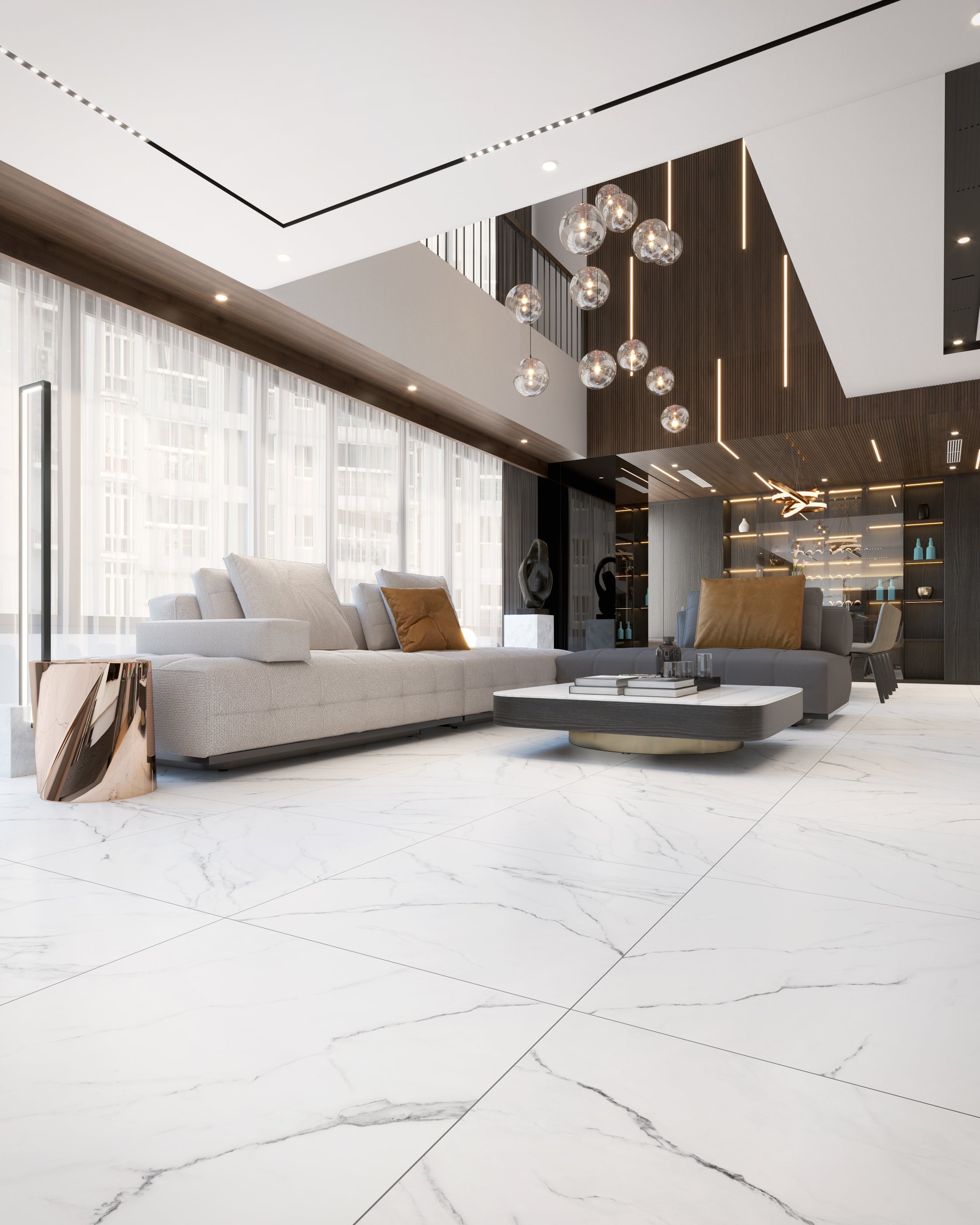 Tesoro Olimpo Statuario Matte Porcelain Tile | Lowest Price — Stone ...