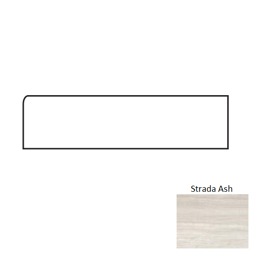 Tesoro Mayfair Strada Ash Matte & Polished Porcelain Bullnose — Stone ...
