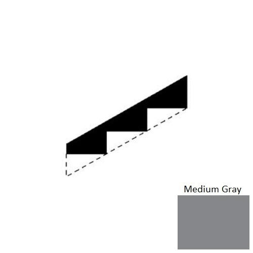 Flexco Medium Gray Vinyl Stringers | Lowest Price — Stone & Tile Shoppe ...