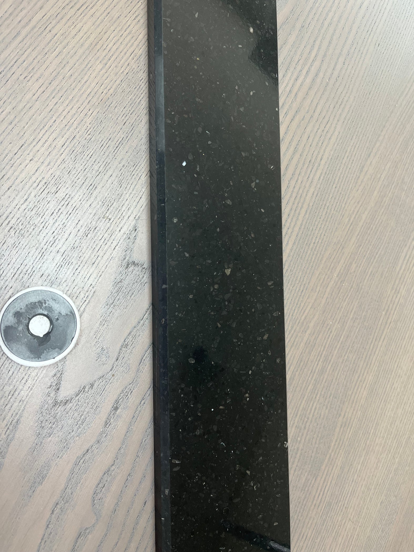 Super Black Polished Quartz Threshold | Lowest Price — Stone & Tile ...