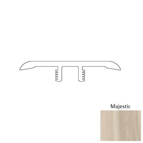 Shaw Palatino Plus 00144 Majestic T Molding With Molding Track — Stone ...