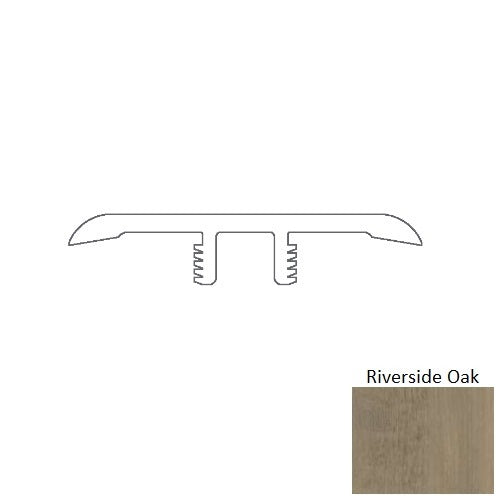 Shaw 01031 Riverside Oak Prefinished T Molding With Molding Track ...